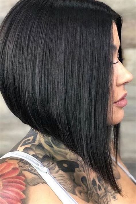 Coupe Carré plongeant long 50 des plus belles coiffures tendance 2019
