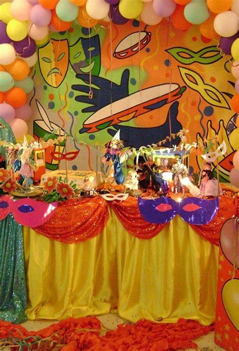 Decoração de Carnaval 70 Ideias Originais Fotos
