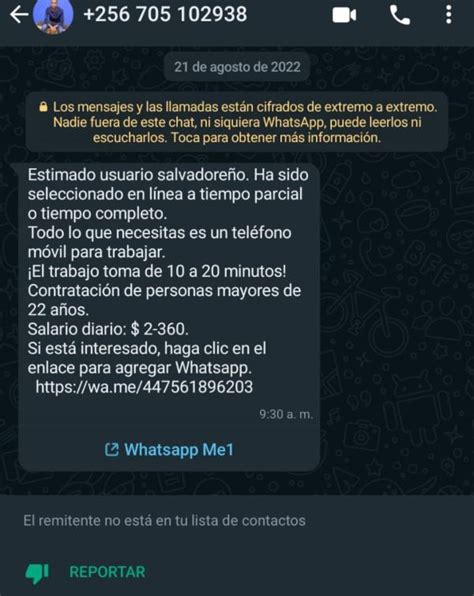 Cuidado estos mensajes por WhatsApp podrían ser una estafa Noticias