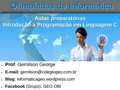 PDF Aulas preparatórias Introdução a Programação em Linguagem C
