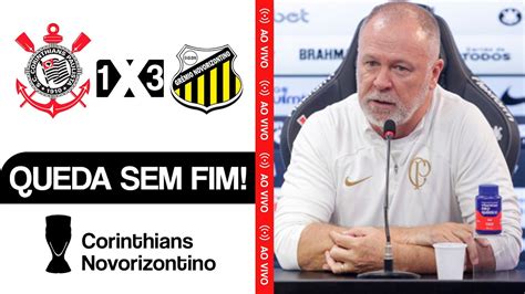 AO VIVO COLETIVA De MANO MENEZES ZONA MISTA CORINTHIANS 1X3