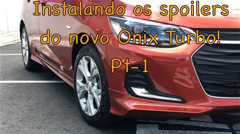 Unboxing e instalação do body kit spoilers completo do novo ônix