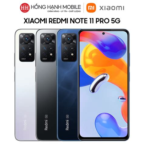 Điện Thoại Xiaomi Redmi Note 11 Pro 5G 8GB128GB Hàng Chính Hãng