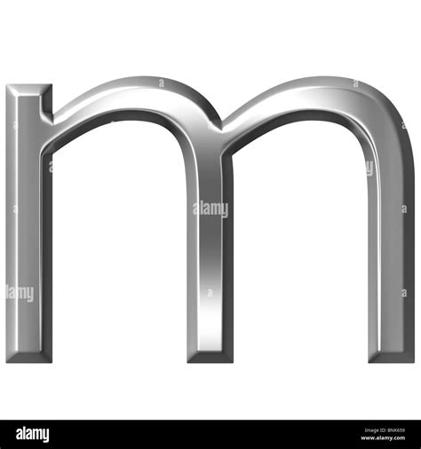 Letra M Plateada 3d Fotos e Imágenes de stock Alamy