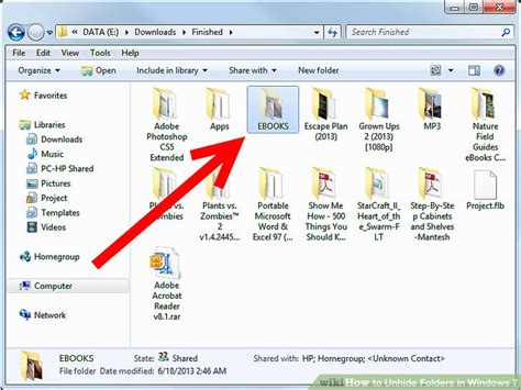 The Simplest Way To Unhide Folders In Windows Wikihow