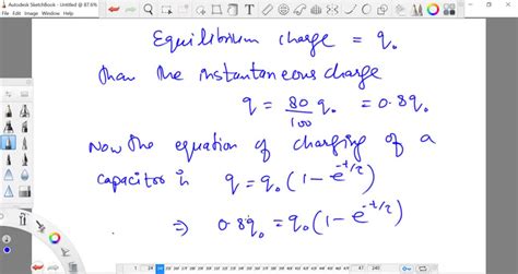 Solved W Many Time Constants Must Elapse Before A Capacitor In A