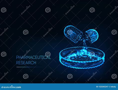 Concepto Farmacéutico De La Investigación Con La Píldora Y La Placa De