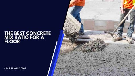 All About Concrete Mix Ratio How Concrete Is Made Concrete Mix