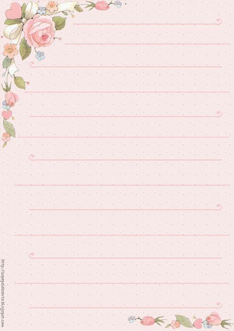20 ideias de Papéis para imprimir papel de carta folha de caderno
