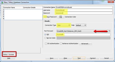 netezza sql and admin oracle sql developer setup tunnel session via gataway server