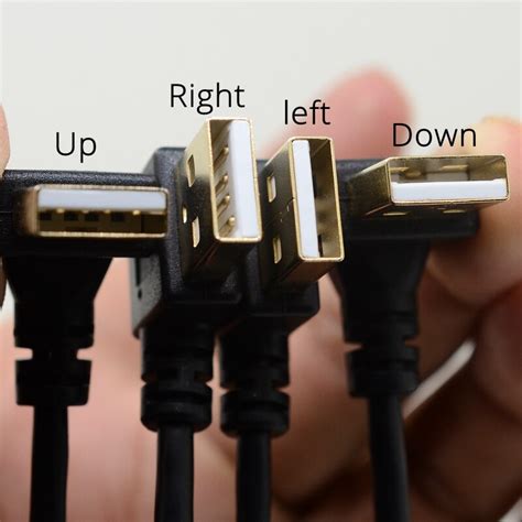 20 CM USB 2 0 A Male 90 Graden Rechts Links Up Dow Grandado