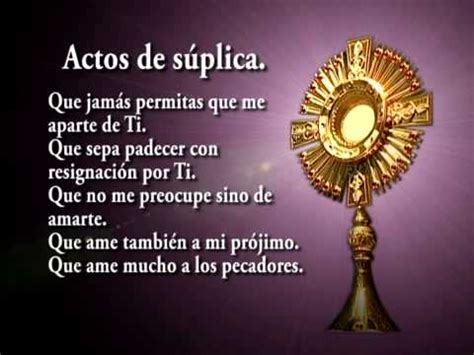 Meditación ante el Santísimo Sacramento Tocando Almas De Las Manos