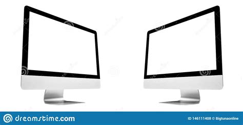 Pc Del Ordenador Port Til Con Mofa De La Pantalla En Blanco Para Arriba