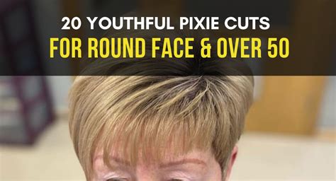 17 Youthful Pixie Cuts For Round Faces Over 50