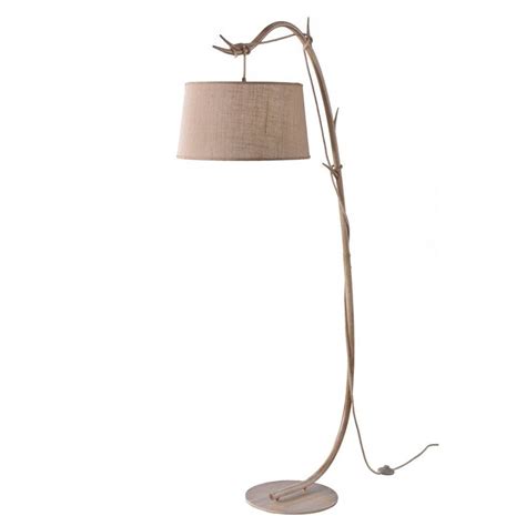Mantra Sabina Lámpara de Pie Imitacion Madera 1 Luz