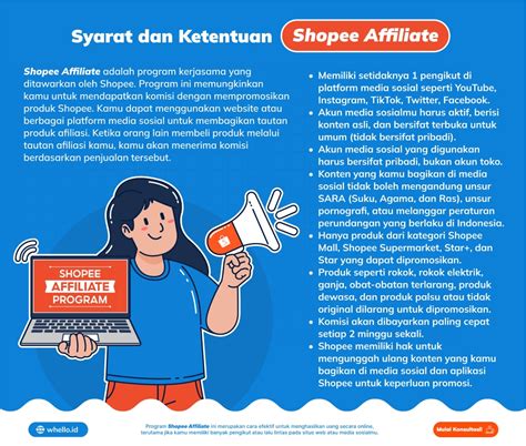 Cara Daftar Shopee Affiliate Syarat Dan Ketentuannya