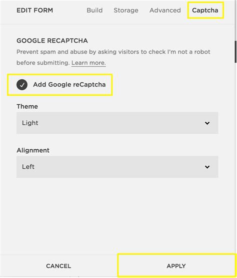 Adding Google ReCAPTCHA To Form Blocks Squarespace Help