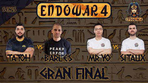 Semis TATOH Vs BARLES SITAUX Vs MR YO GRAN FINAL Endowar 4