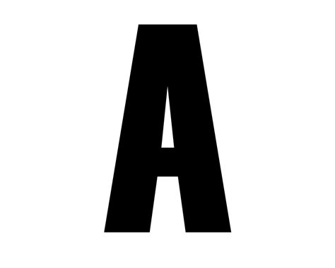 Buchstabe Letter A Bf