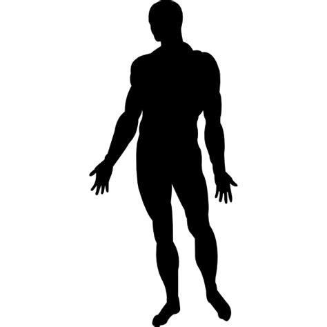 Cuerpo Humano Posici N Negro Silueta Iconos Gratis De Personas