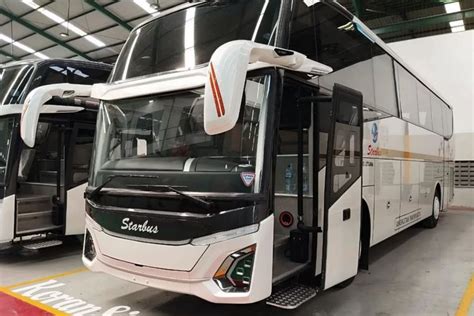 Foto PO Starbus Luncurkan 5 Unit Bus Baru Pakai Bodi Jetbus 5