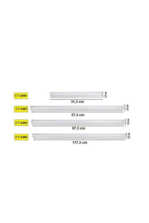 Cata CT 2466 Eklenebilir Anahtarlı 4 W T5 Ledli Bant Armatürü BEYAZ