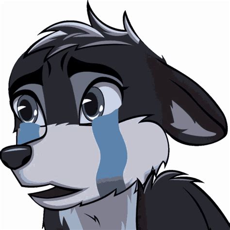 Cry Wolfie Sad Sticker Cry Wolfie Sad Crying Discover Share GIFs