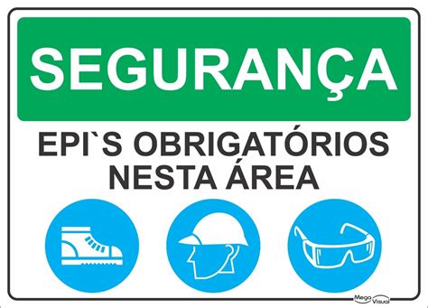 segurança epis obrigatórios nesta área