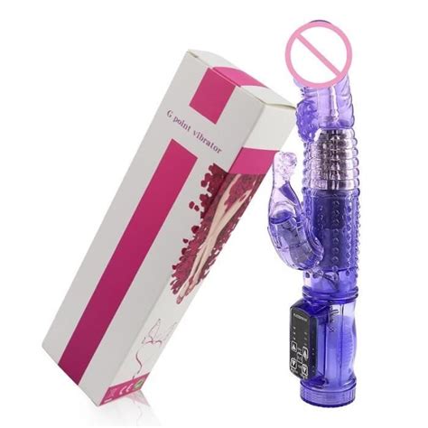 Vibrateur lapin à double moteur 12 vitesses de Vibration et Rotation