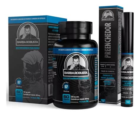 Remedio Crescer Fortalecer E Preencher Falhas Na Barba Un