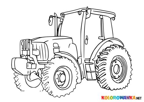Kolorowanki Traktory Kolorowanka Net