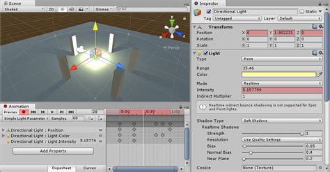 Unity Manual Animate A GameObject