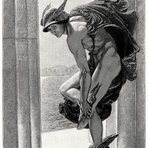 Instagram의 tomorrow sleeps님 Mercury Hermes engraving after the