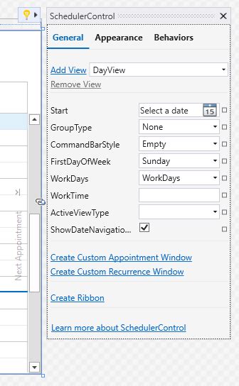 design time features wpf controls devexpress documentation