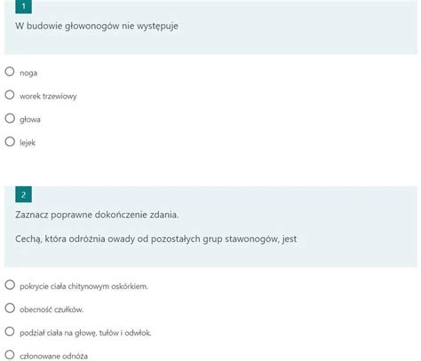 Karta Pracy Biologia Szybko Na Teraz Brainly Pl