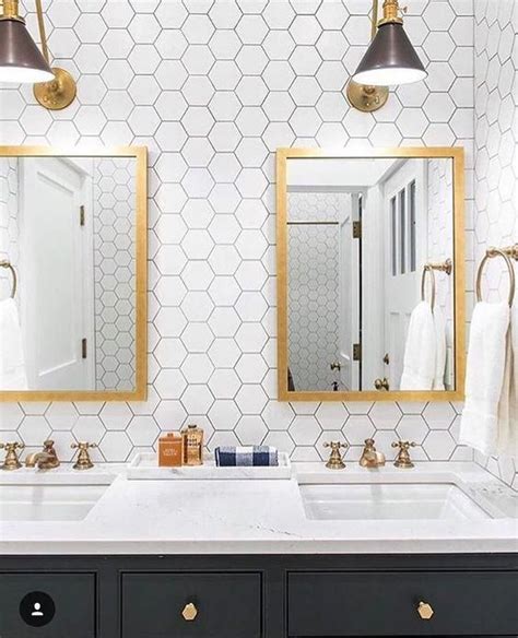 Hexagon Wall Tile Bathroom Homedecorish