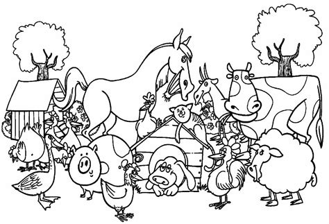 Desenhos De Animais Da Fazenda Para Colorir Como Fazer Em Casa