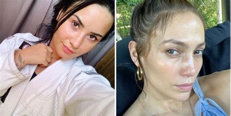 Jennifer Lopez Demi Lovato And More Celebs Without Makeup Foto