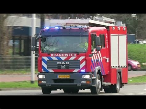 Brandweer En Ambulances Met Spoed Naar En Van Meldingen In Nijmegen En