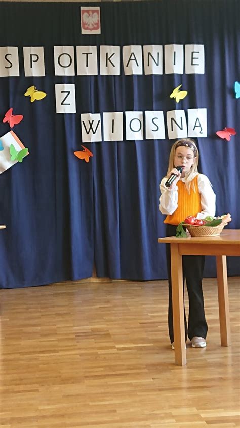Konkurs recytatorski Spotkanie z wiosną Szkoła Podstawowa im