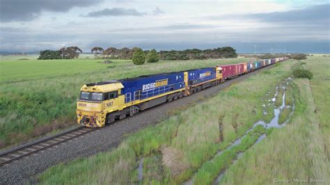 Pacific National Ma Intermodal Container Freight Train