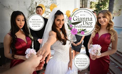 мⒾⓈᔕ 𝓧ˣx On Twitter Wedding Weekend With Gianna Dior And Bridesmaids Starring Giannadiorxxx