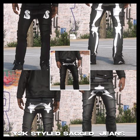 Y2K Styled Sagged Jeans MP Male GTA5 Mods