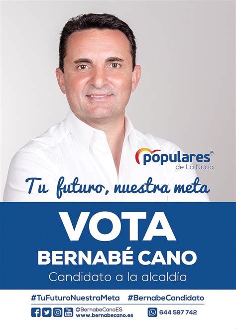Pegada de Carteles Campaña Electoral 2019 Bernabé Cano