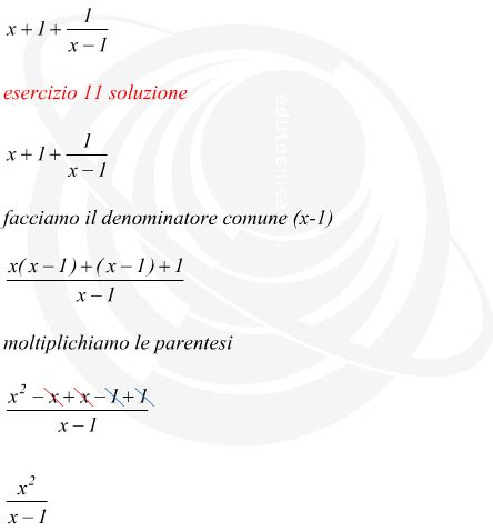 Somma Di Frazioni