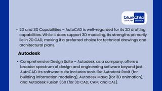 The Differences And Similarities Between Autocad And Autodesk Ppt
