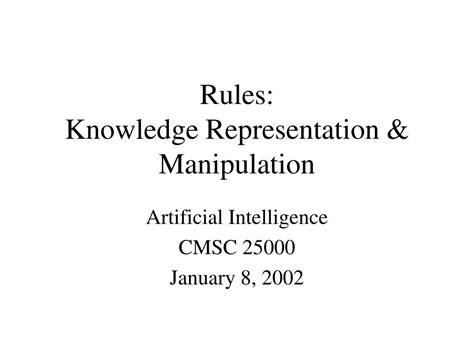 ppt rules knowledge representation manipulation powerpoint hot sex picture