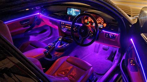 BMW 4 Series F32 Coupe Ambient Light Install RGB LED Car Interior