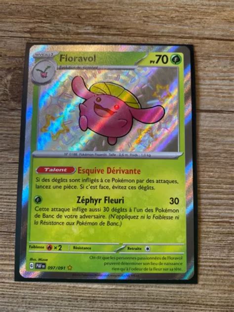 CARTE POKÉMON SHINY Floravol 97 91 EV4 5 Destinées de Paldea PAF