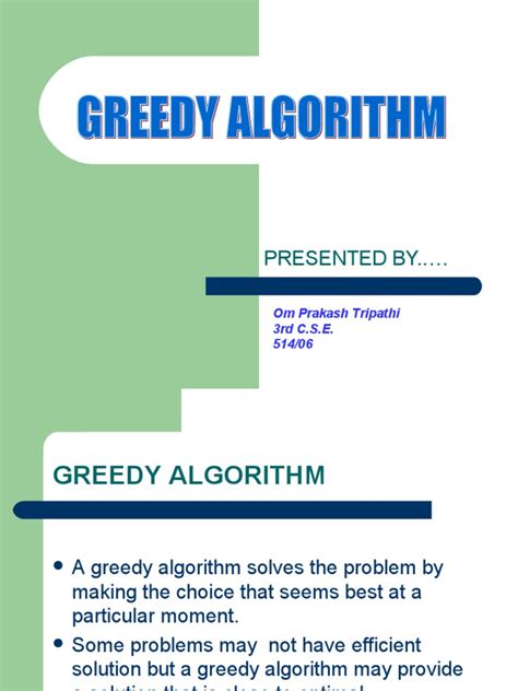 on greedy algo by op pdf theoretical computer science algorithms and data structures